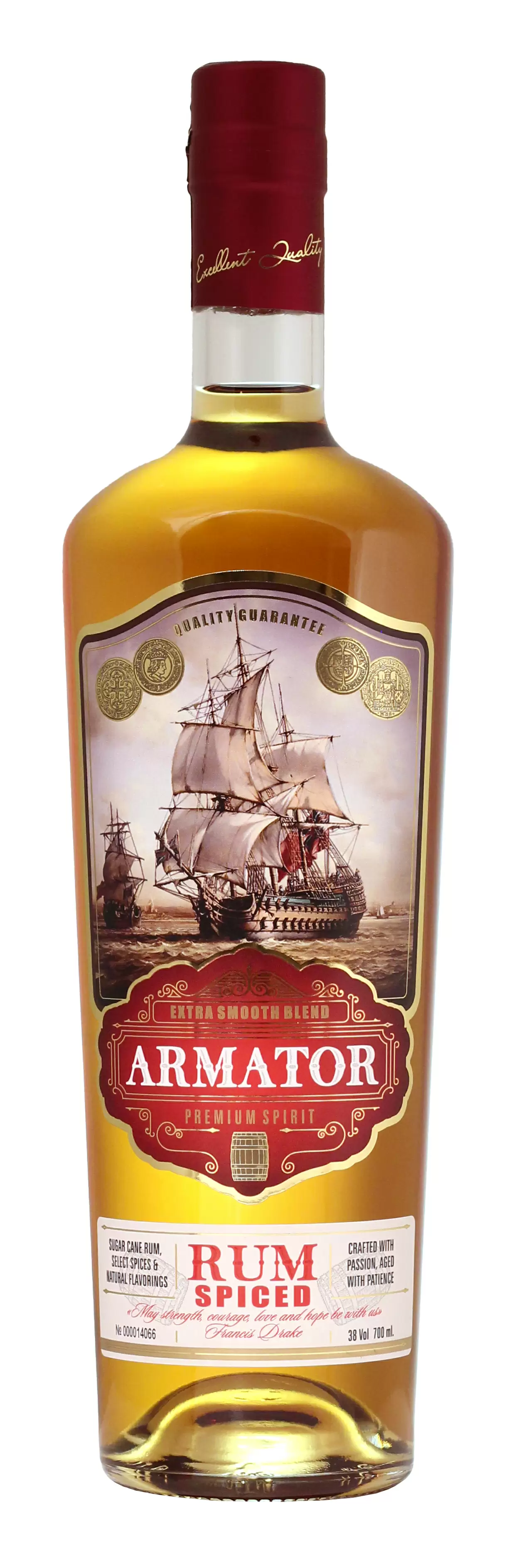 Ром Armator Spiced 0.7 л, Россия. Крепость 38%, купить в Москве | Winemore